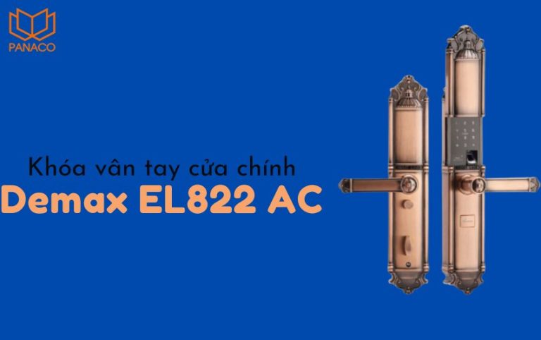 Bán lẻ với giá sỉ khóa vân tay Demax EL822 AC, chiết khấu 15%