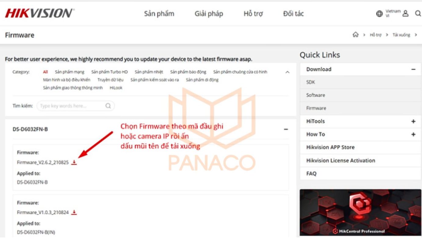 Hướng Dẫn Update Firmware Hikvision Cho Đầu Ghi Và Camera